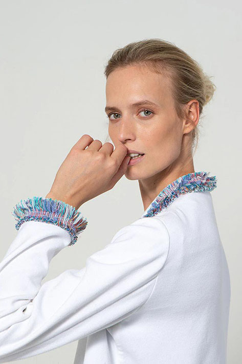 Look 18 – SS 2021 WOMAN - Cruciani Cashmere